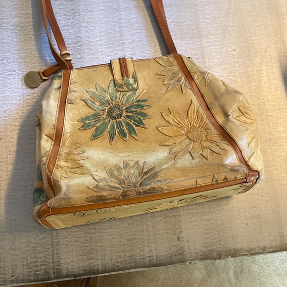 Brahmin | Bags | Brahmin Leather Purse Floral | Poshmark